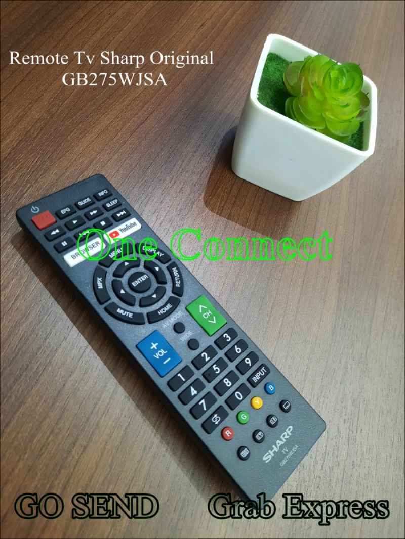 Promo Remote Tv Sharp Original Easy Smart Tv Original Gb275wjsa Diskon 23% Di Seller Gogodan ...