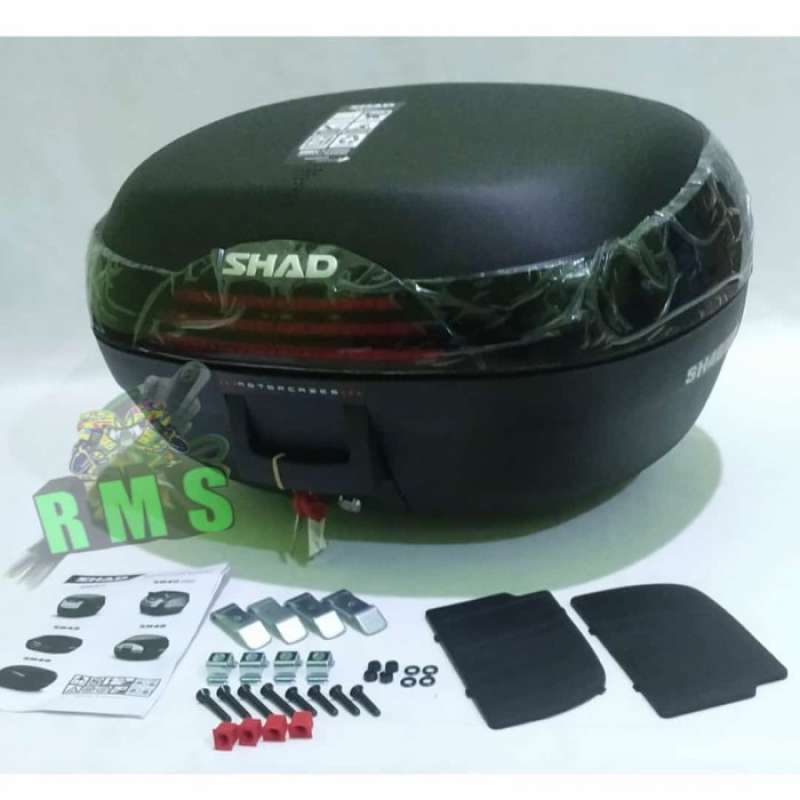 Promo Box Motor Top Box Shad Sh 46 Sh46 Liter + Breket Box 125 / 150 ...