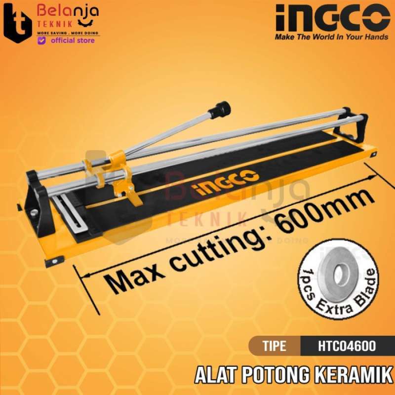 Jual Ingco Tile Cutter 600 MM Alat Potong Keramik Marmer Granit Manual ...