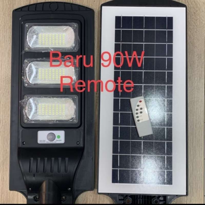 Promo Lampu PJU Solar Panel / Kap PJU Panel Surya 60 Watt Remote All In ...
