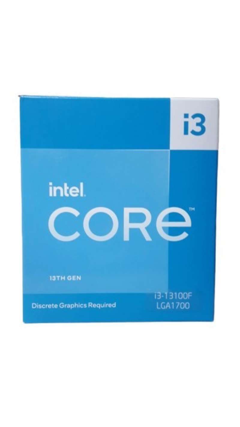 Jual Intel Core I3 13100f 3.40ghz 4 Core 8 Threads Raptor Lake ...