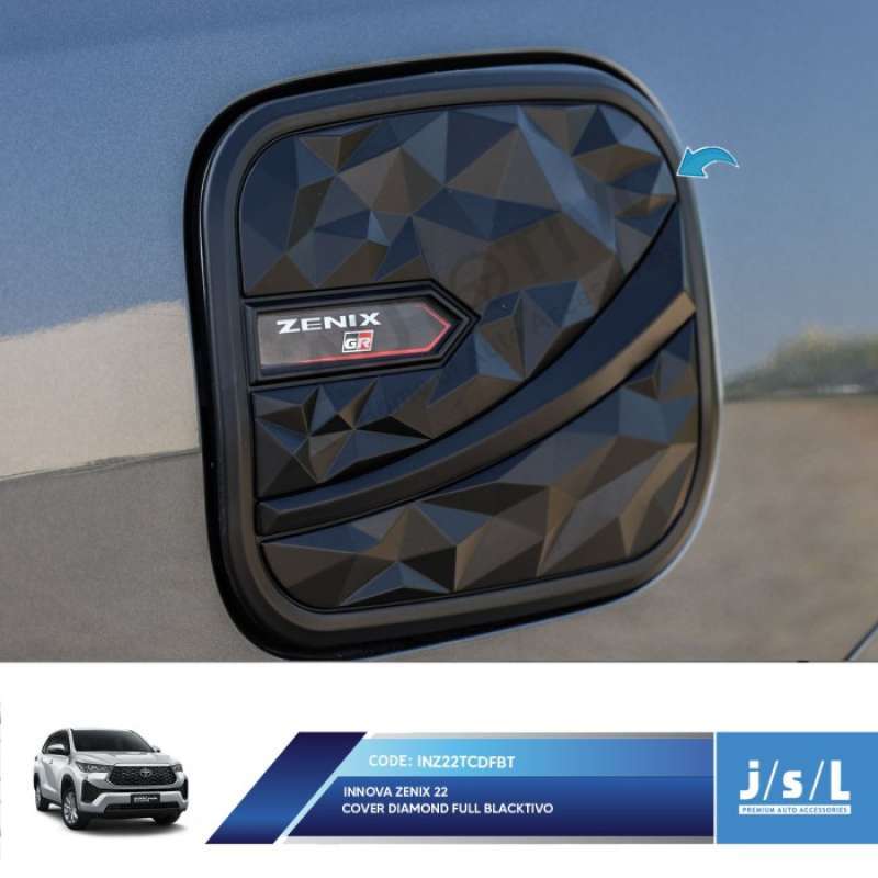 Jual Innova Zenix Tank Cover Diamond Full Blacktivo JSL Cover Tangki di ...