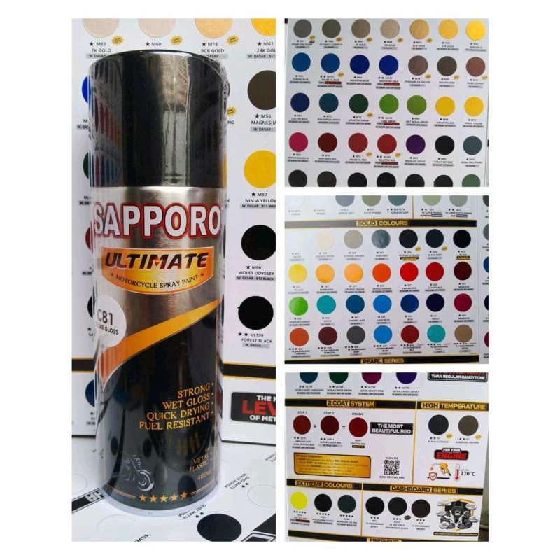 Jual B. Sapporo Ultimate 400ml Primer Grey B12 Violet Lc01 Lc 02 Lime ...
