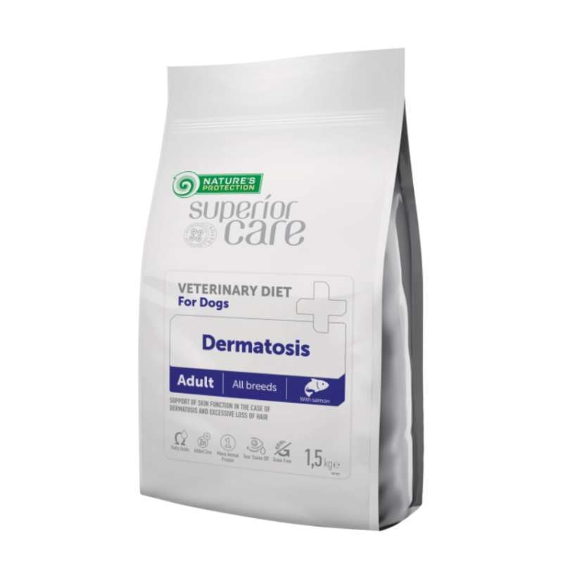 Jual Natures Protection Veterinary Diet Dermatosis 1.5 Kg Dog Food ...