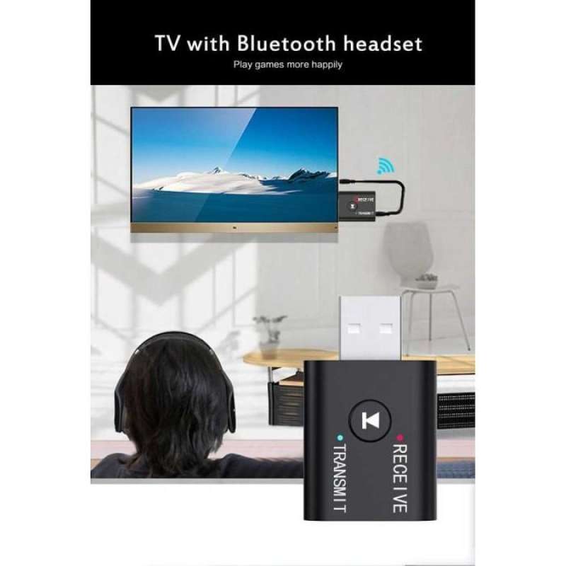 Jual DigRepair USB Dongle Bluetooth 5.0 Transmitter Receiver - YET-TR6 ...