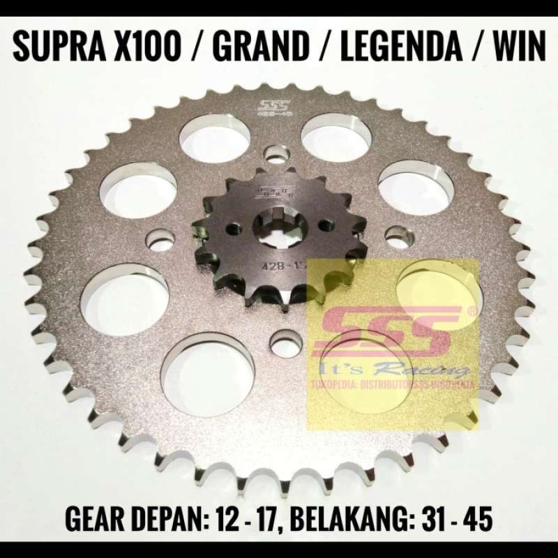 Promo Baru Girset Sss X 100 Grand Legend Sss 428 Baja 120 Hsbt Diskon ...