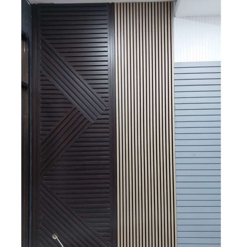 Jual Wall Panel Fluted Rectangle Triple Bar - E13 Fine Dark - Panel ...