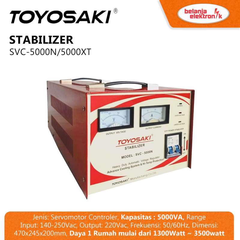 Jual Toyosaki Stabilizer Svc 5000 💯 Harga Murah & Kualitas Terbaik September 2025