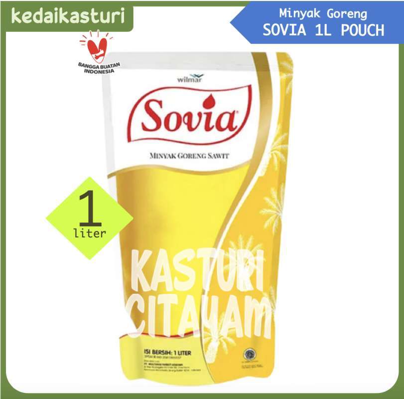 Promo Sovia 1 Liter Minyak Goreng [1 Pouch] Diskon 10% Di Seller Kedai ...