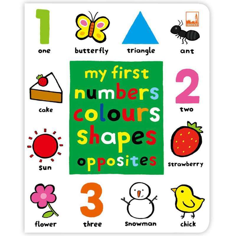Jual Buku Balita/paud Inggris : My First Numbers Colors, Shapes ...