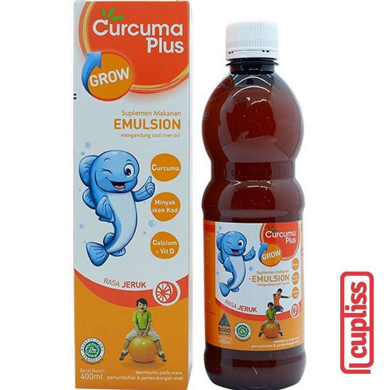 Promo Curcuma Plus Grow Orange 200ml Multivitamin Syrup 200 ml Diskon ...