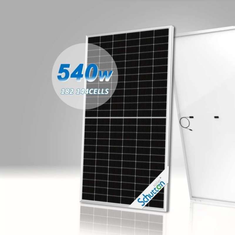 Promo PANEL SURYA LESSO 540WP 550WP TKDN SNI MONOCRYSTALINE HALF CELL ...