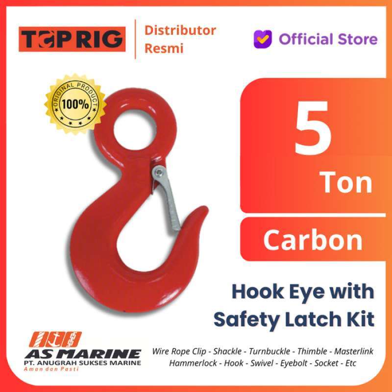 Jual Hook / Kait / Gancu Eye With Safety Carbon 5 Ton Toprig Di Seller ...
