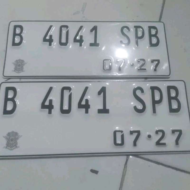 Promo plat motor custom gratis tambah nama Diskon 2% di Seller Sales ...