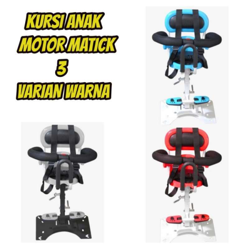 Promo Kursi Depan Boncengan Anak Motor Matic | Kursi Anak 3 Warna Merek ...
