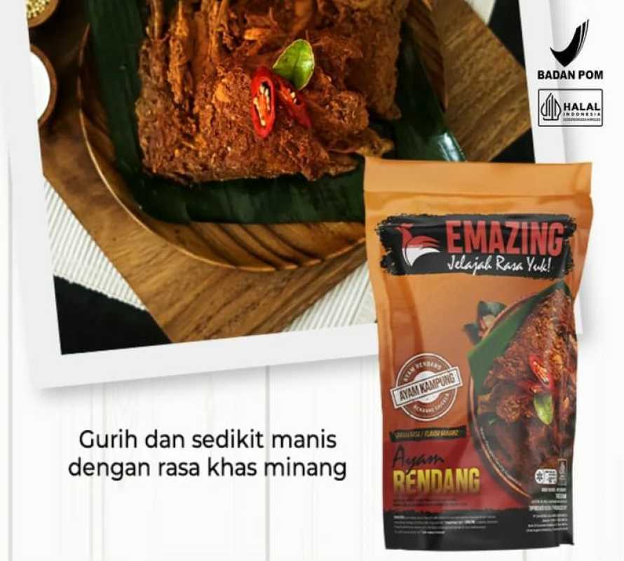 Jual COD // Aneka Ayam Berbumbu Emazing // Frozen Food Ayam Woku ...