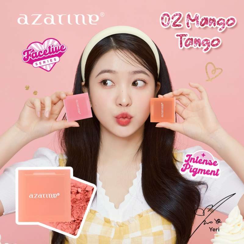 Promo [Azarine x Red Velvet] Chic to Cheek Blush Powder Blush On 5.2 gr ...