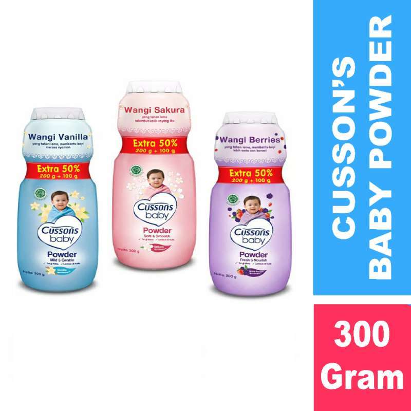 Jual Cussons Baby Powder I Soft & Smooth I Mild & Gentle 100g 200g 350g ...