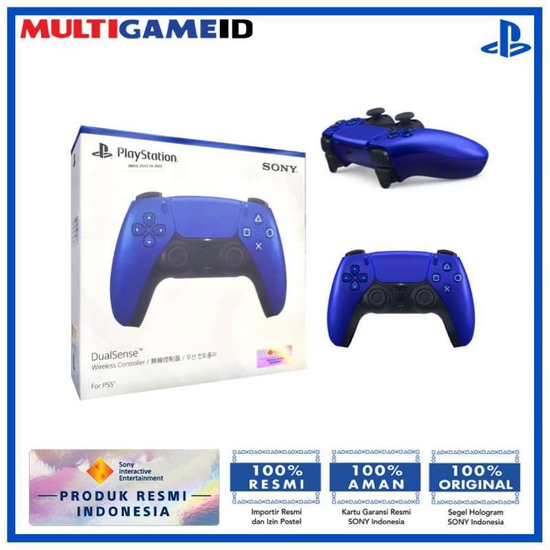 Jual PS5 DualSense Wireless Controller CFI-ZCT1G (Cobalt Blue) di ...