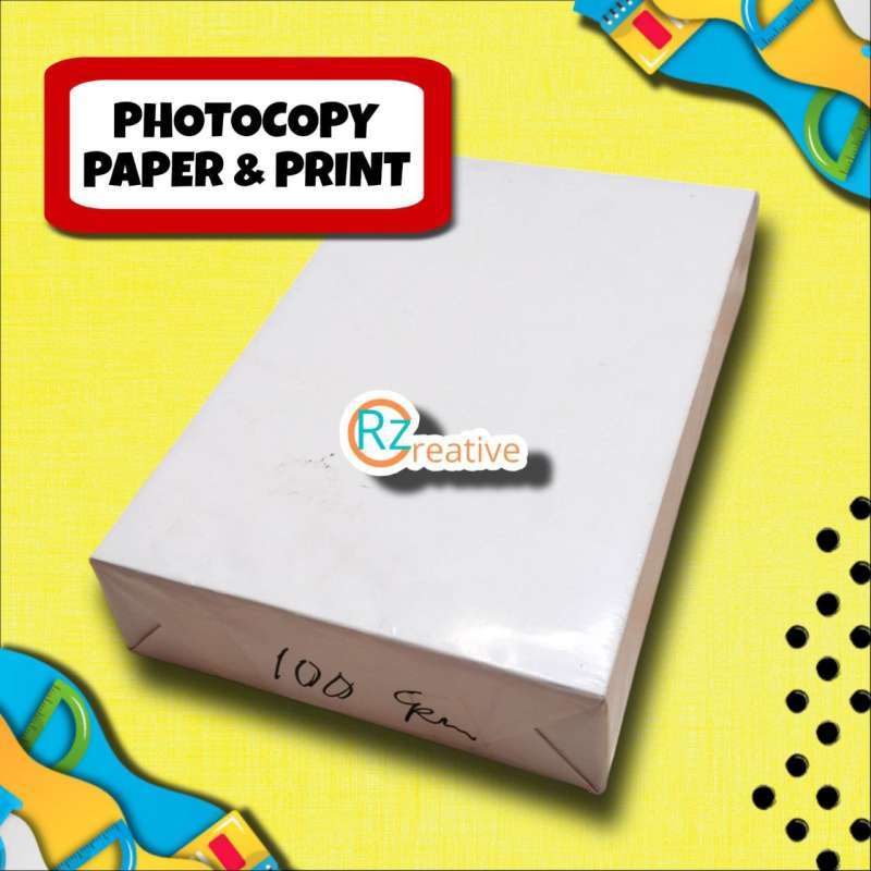 Promo Kertas HVS Ukuran Folio 100 GSM (1 RIM) Diskon 15% di Seller ...