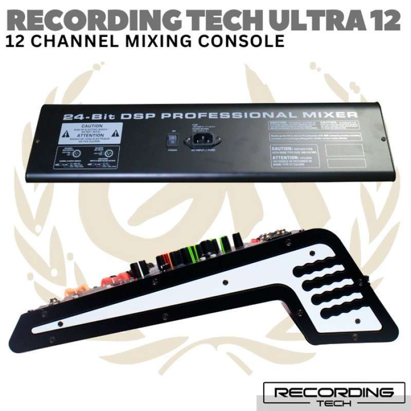 Jual Recording Tech Ultra 12 Mixing Console Audio Mixer 12 Channel ...