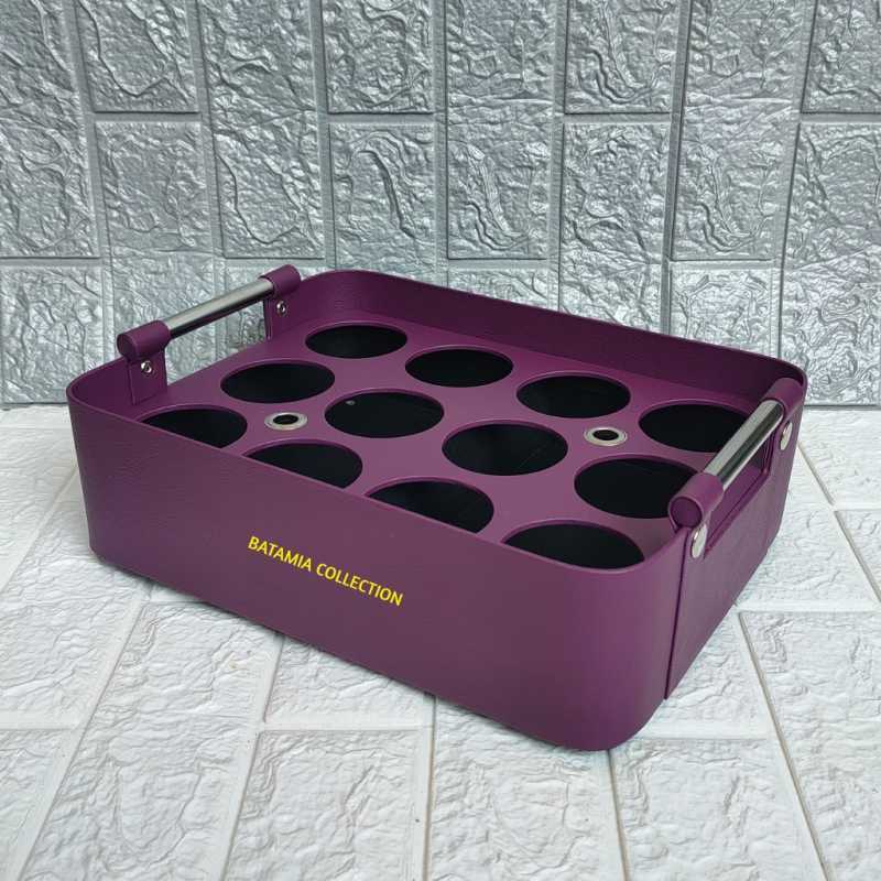 Promo Tempat Aqua Gelas Model Oval Isi 12 Kulit Sintetis Keranjang Air ...