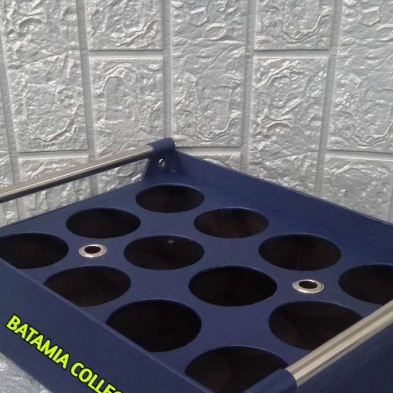 Promo Tempat Aqua Gelas Model Oval Isi 12 Kulit Sintetis Keranjang Air ...