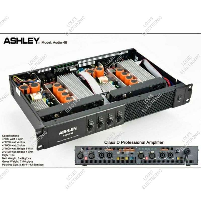 Power Amplifier Ashley Audio 48 Garansi Resmi Indonesia 🏷️ Harga Murah ...