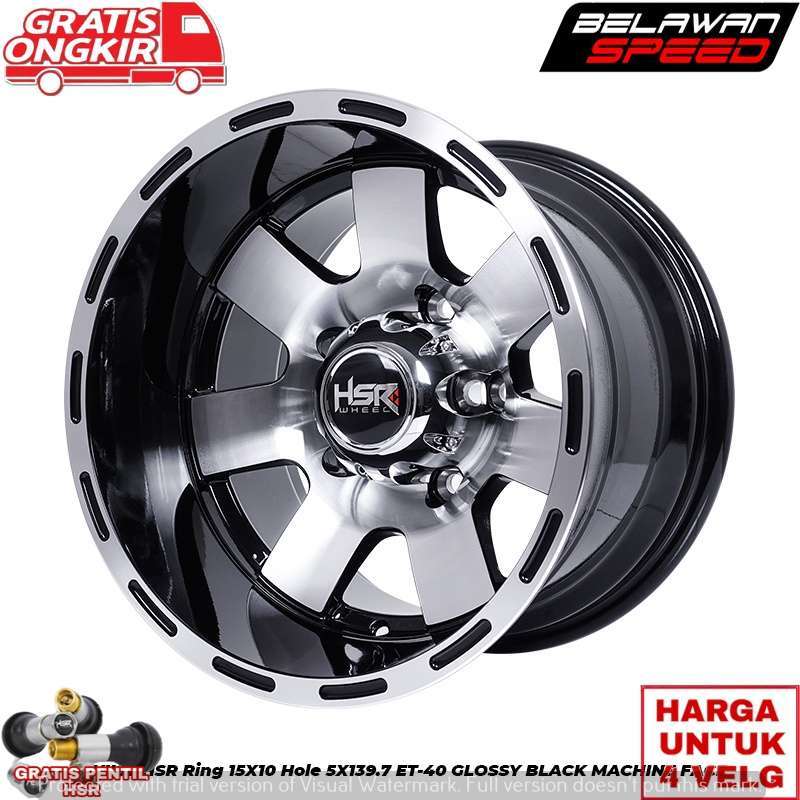 Promo Pelek Mobil Racing Velg Modifikasi Velg Offroad Ring 15 R15 Hsr ...