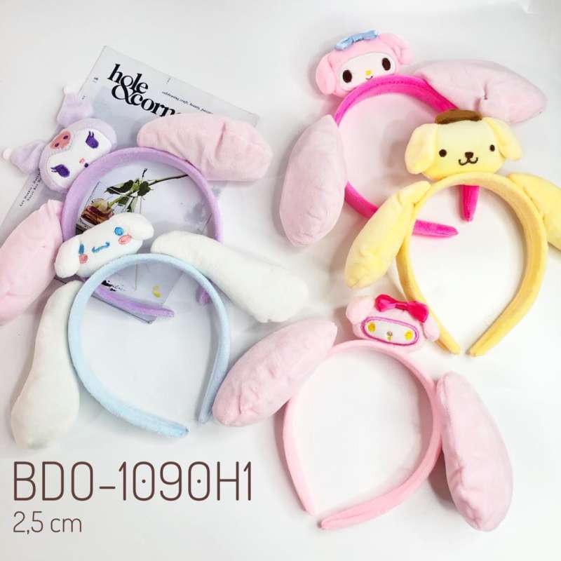 Promo BANDO BANDANA CINNAMOROLL KUROMI MELODY POMPOMPURIN HEADBAND ...