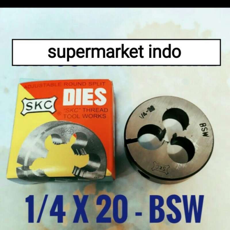 Promo Mata Senai SKC 1/4x20 BSW - Snai Snay Snei Dies Drat Baut M 1/4 x 20 Diskon 23% di Seller ...