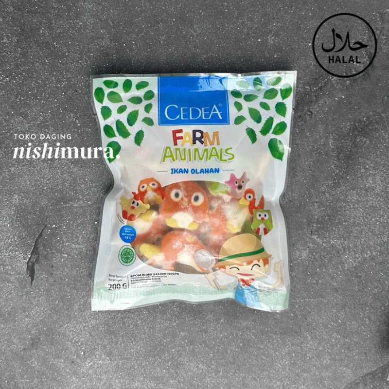 Jual Baso Ikan Cedea Karakter Kartun Anak Cartoon Farm Animals ...