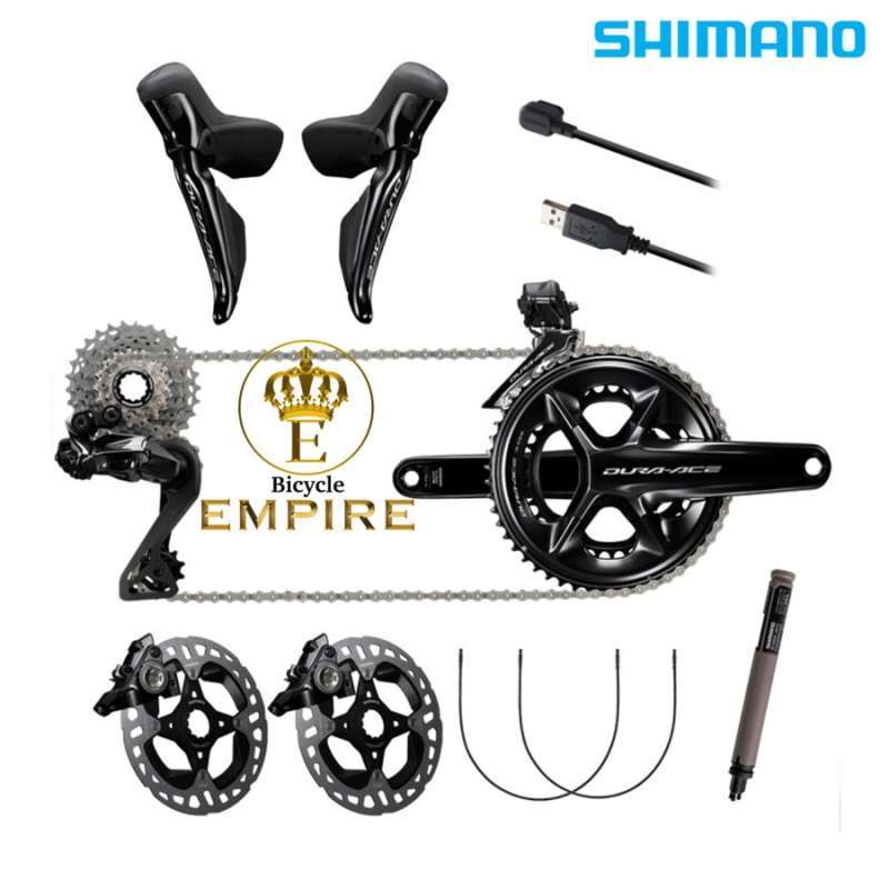 Jual Groupset Shimano Dura Ace Di2 12 Speed R9270 Disc Brake Grupset GS ...