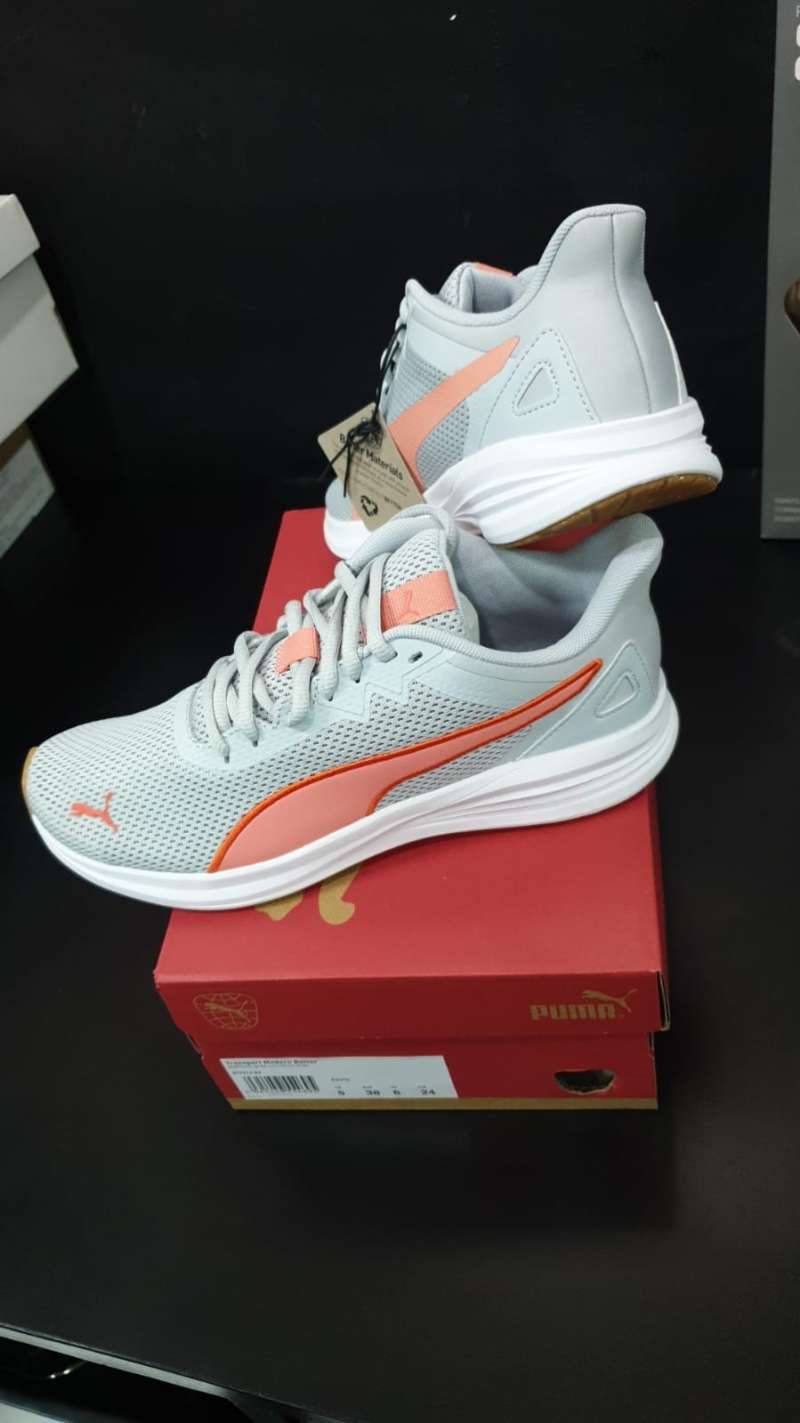 Promo Sepatu Running Puma Transport Modern Better Platinum Gray-ca ...