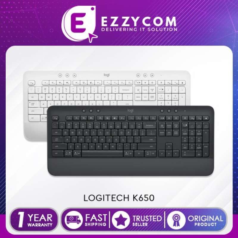 Promo Logitech K650 Wireless Bluetooth Keyboard Signature Diskon 23% Di ...