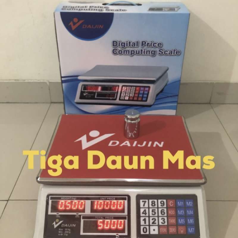 Promo Timbangan Barang Digital Daijin 30 Kg / Timbangan Laundry ...
