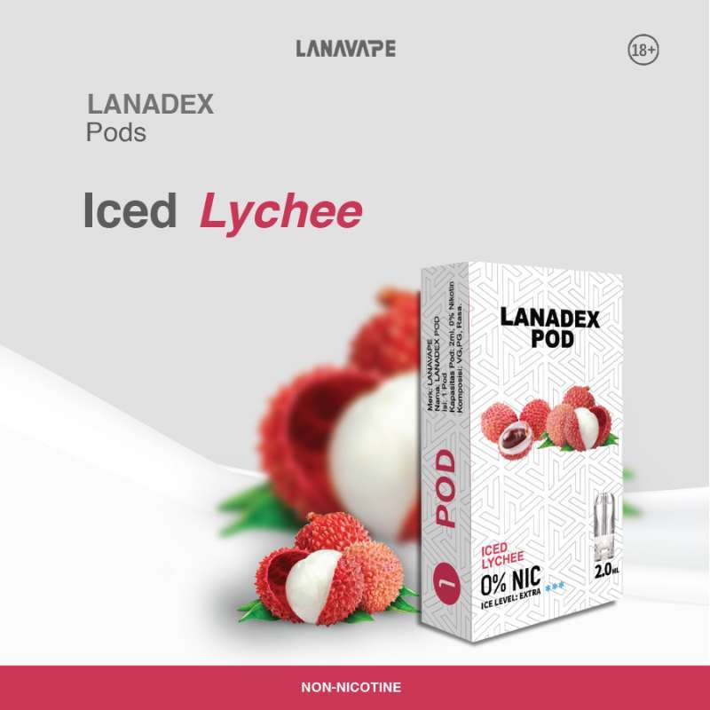 Jual Lana Vape LanaDex Pod Iced Lychee 0% Nicotine di Seller Minumanku ...