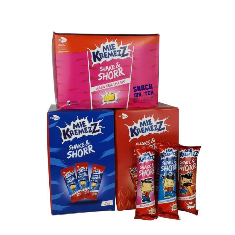 Jual Mie Kremezz Shake & Shorr - Netto 21 Bks X 16 Gr Di Seller Makanan ...