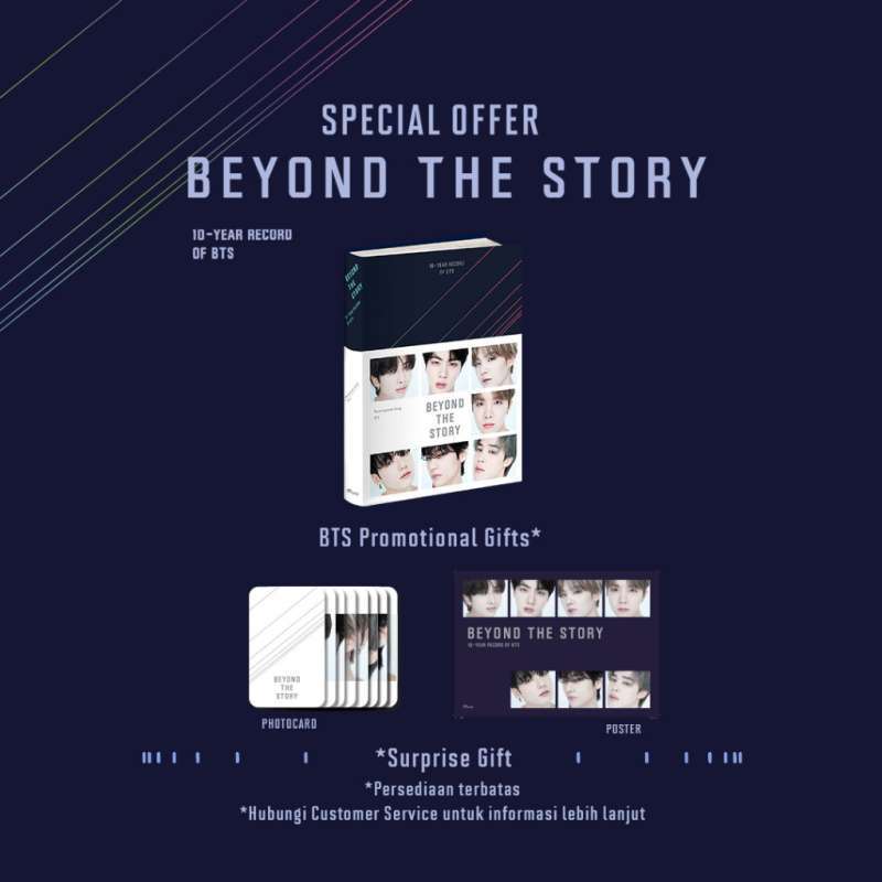 Promo Special Offer BTS Official Book Beyond the Sory : 10 Year Record ...