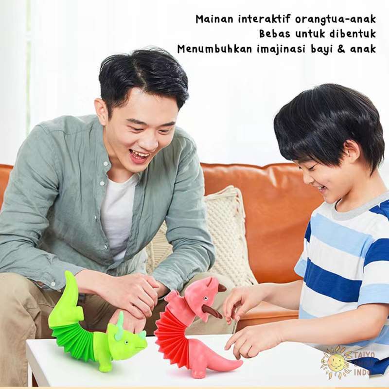 Promo Mainan Anak Pop Light Karakter Animal Tube Led Lampu Light Up ...