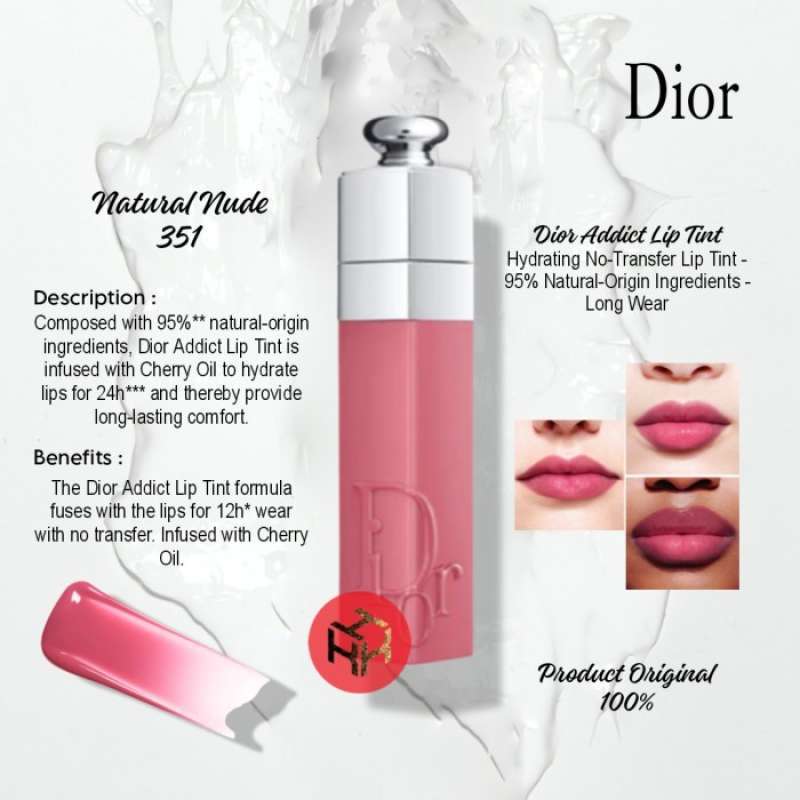Jual Dior Lip Tint Natural Nude 351 Original Di Seller Supermart Market - Cengkareng Timur, Kota ...