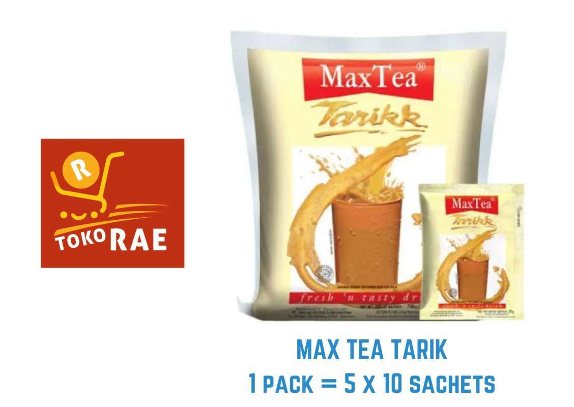 Promo MAX TEA TEH TARIK 1 PACK ISI 50 SACHETS Diskon 3% di Seller Toko ...