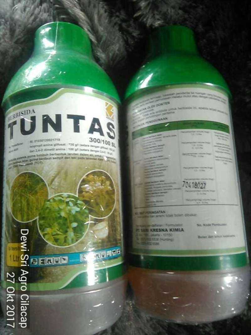 Promo Obat Rumput / Herbisida Tuntas Kemasan 1 liter Diskon 33% di ...