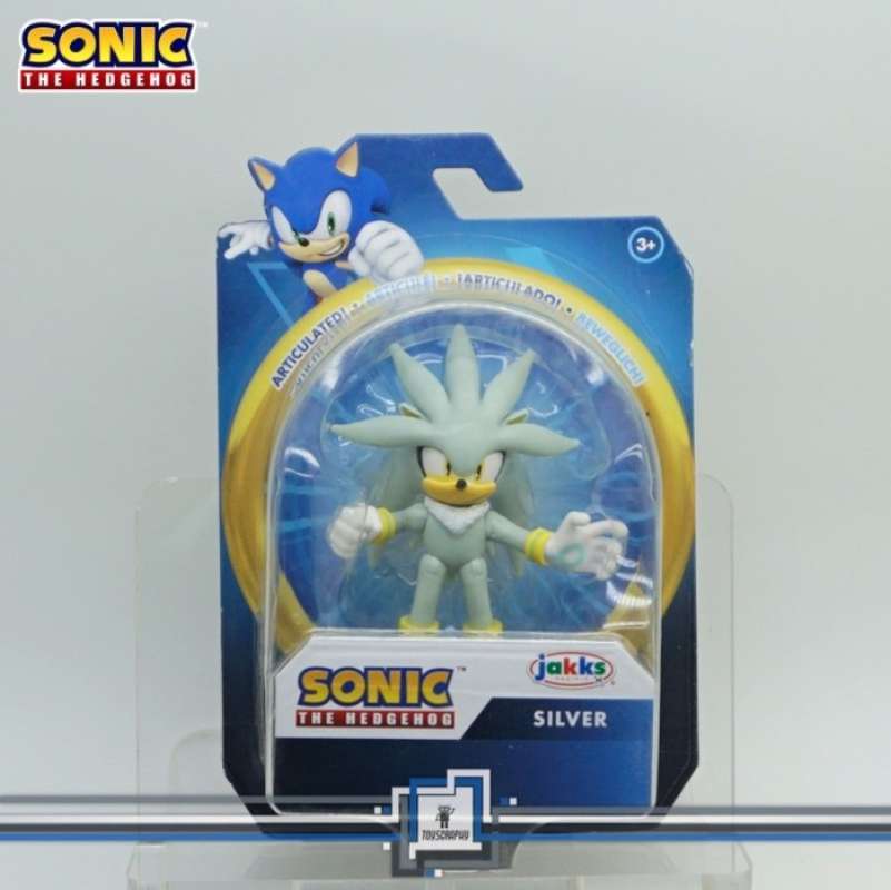 Jual Sonic The Hedgehog SILVER Action Figure 2,5 Articulated Jakks ...