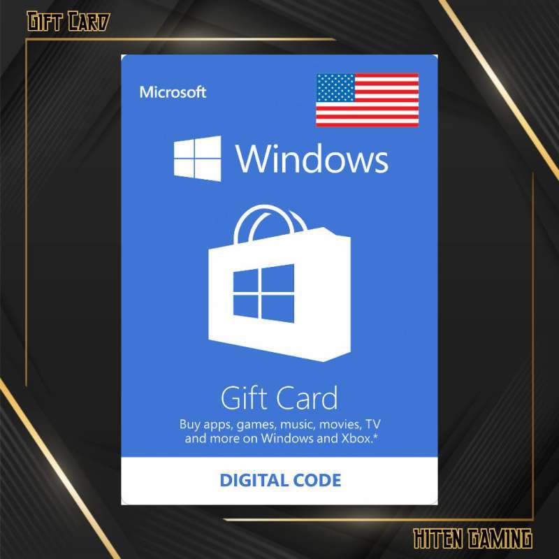Jual Microsoft Gift Card Us Di Seller Hiten Gaming - Gedong Dalem, Kota ...