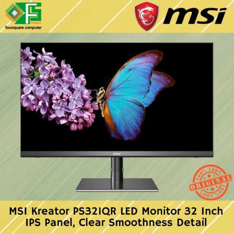 Jual MSI Creator PS321QR LED Monitor 32 Inch IPS Panel Monitor Design di Seller Foursquare ...