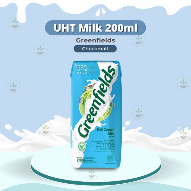 Jual Susu Greenfields Uht Full Cream 200ml - Susu Greenfield 200 Ml Di ...