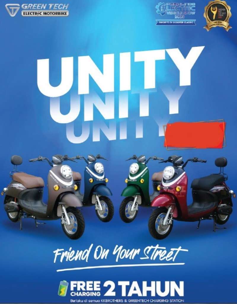 Jual Harga Subsidi Sepeda Motor Listrik Gt Unity Greentech Electric ...