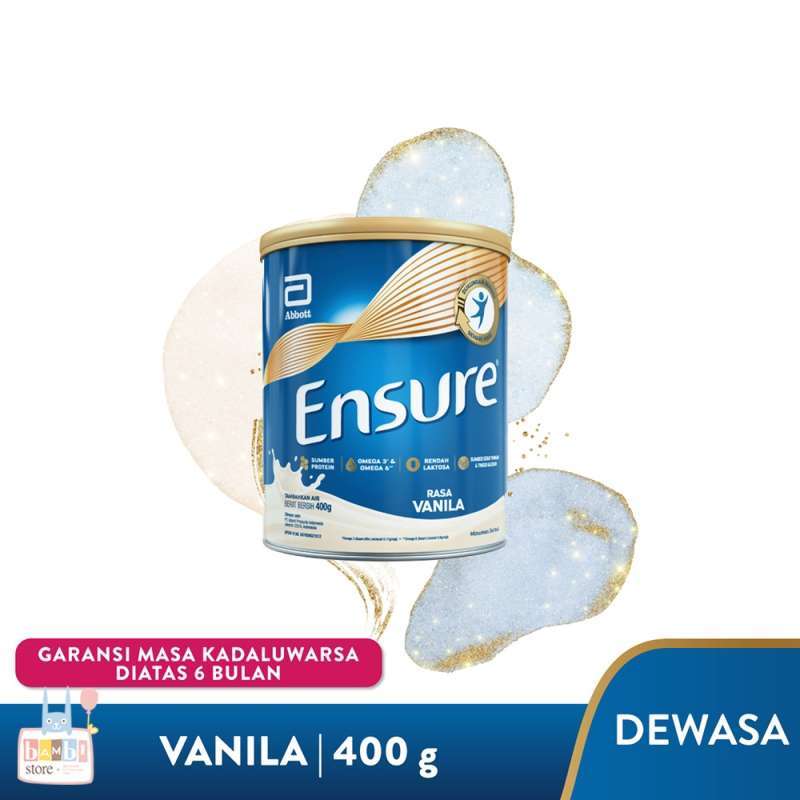 Promo Ensure Gold 380 G - Susu Nutrisi Dewasa Rendah Laktosa - Vanilla ...