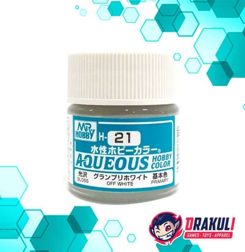 Jual Mr. Hobby Model Kit Paint Aqueous Hobby Color - Off White H21 Di ...